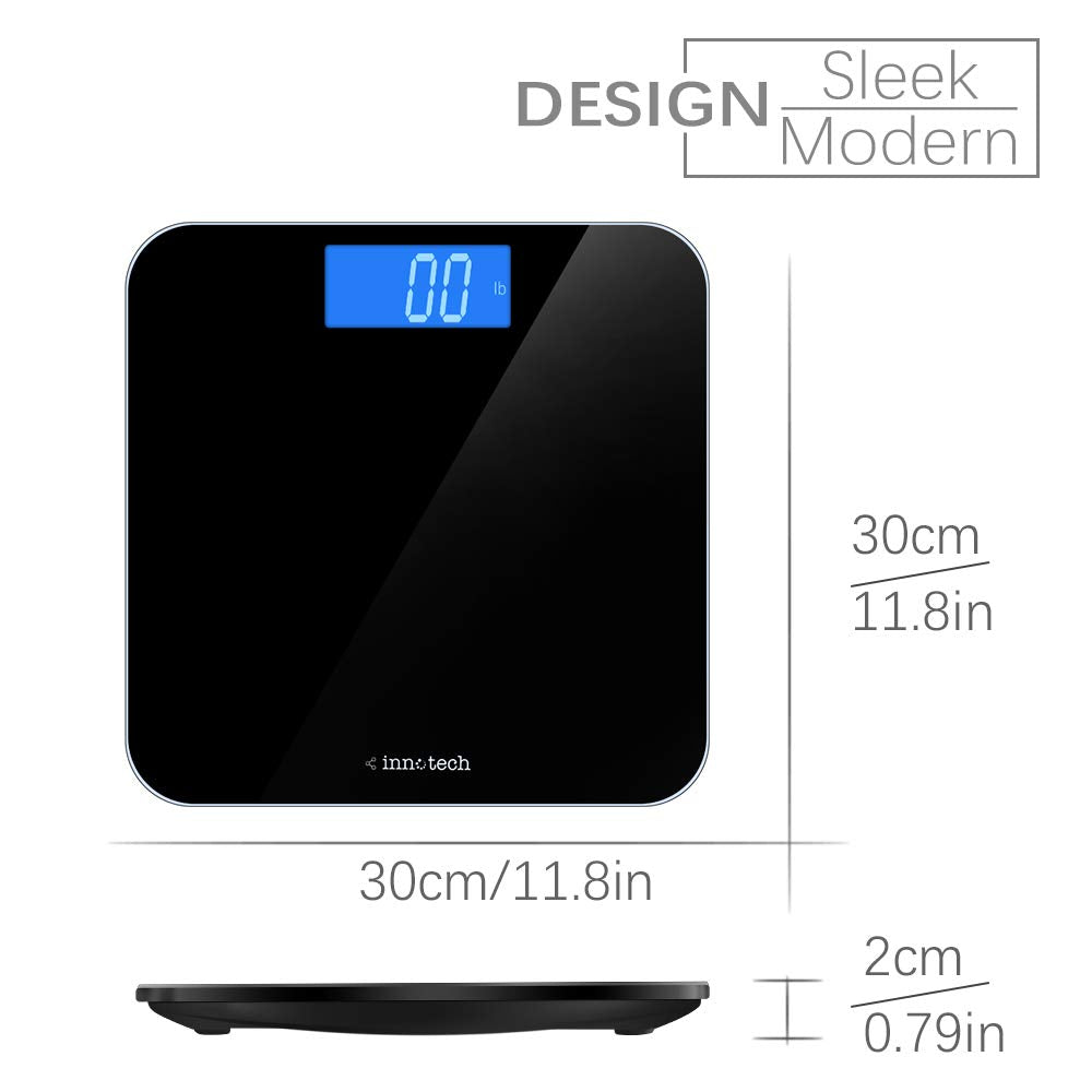 Innotech Digital Bathroom Scale ID-767 Black – Innotech Health